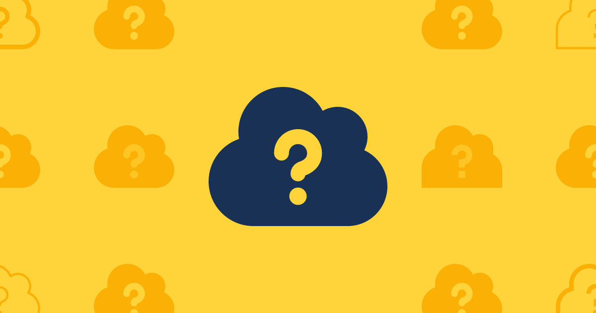 Cloud Question Icon | Font Awesome