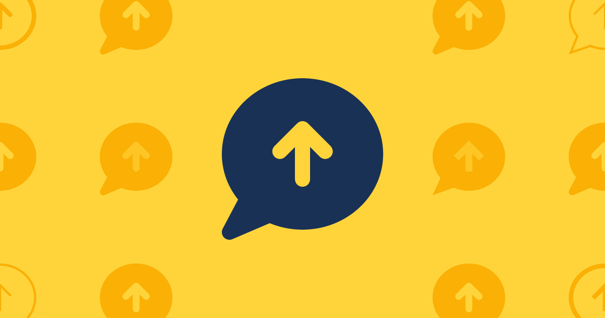 Comment Arrow Up Filled Icon (Classic Solid) — SVG Download | Font Awesome