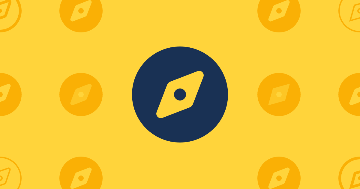 Compass Light Icon | Font Awesome