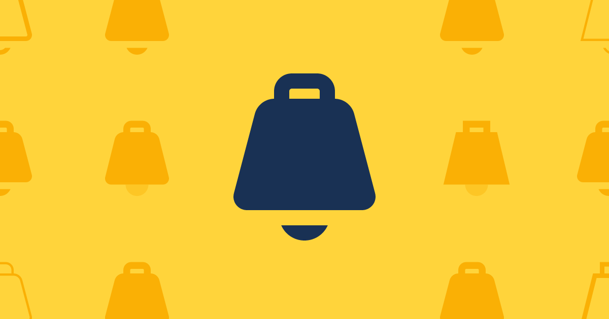 Cowbell Light Icon (Classic Light) — SVG Download | Font Awesome