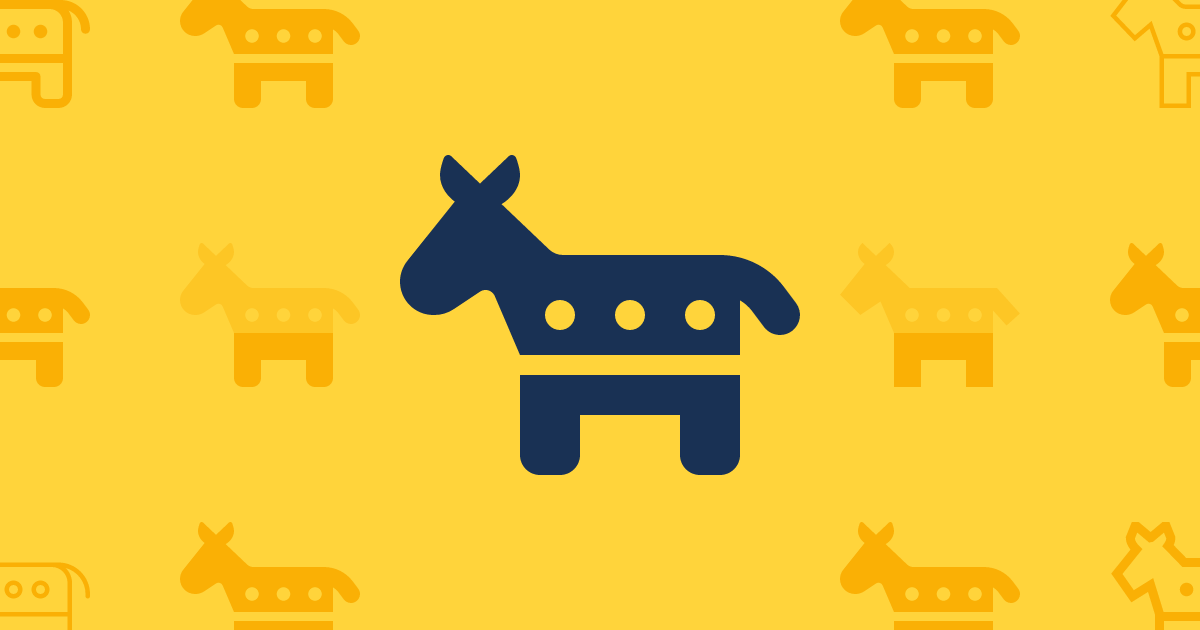 Democrat Solid Icon | Font Awesome
