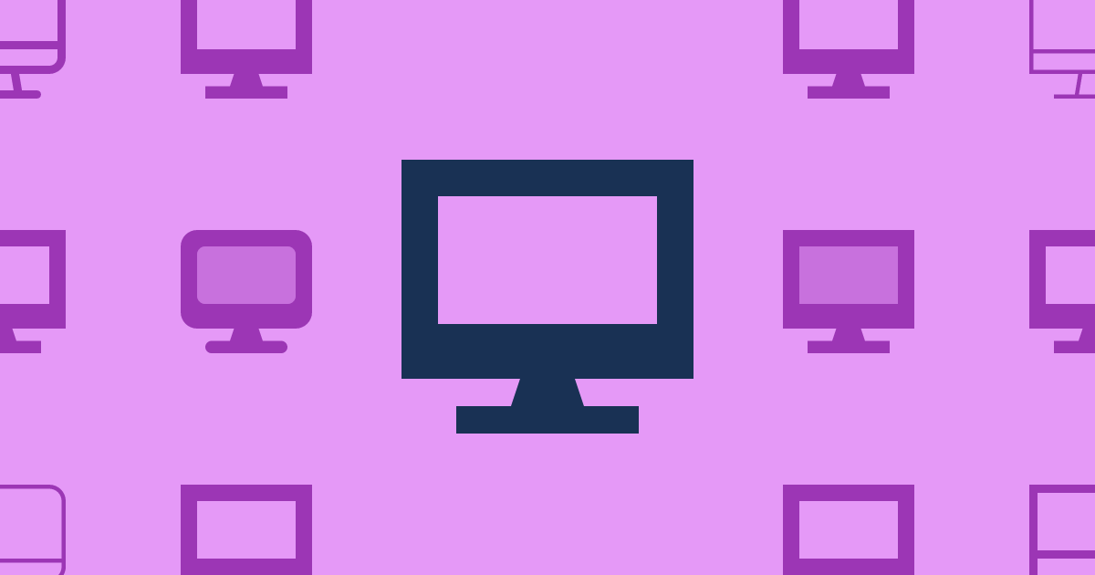 Desktop Sharp Light Icon (Sharp Light) — SVG Download | Font Awesome