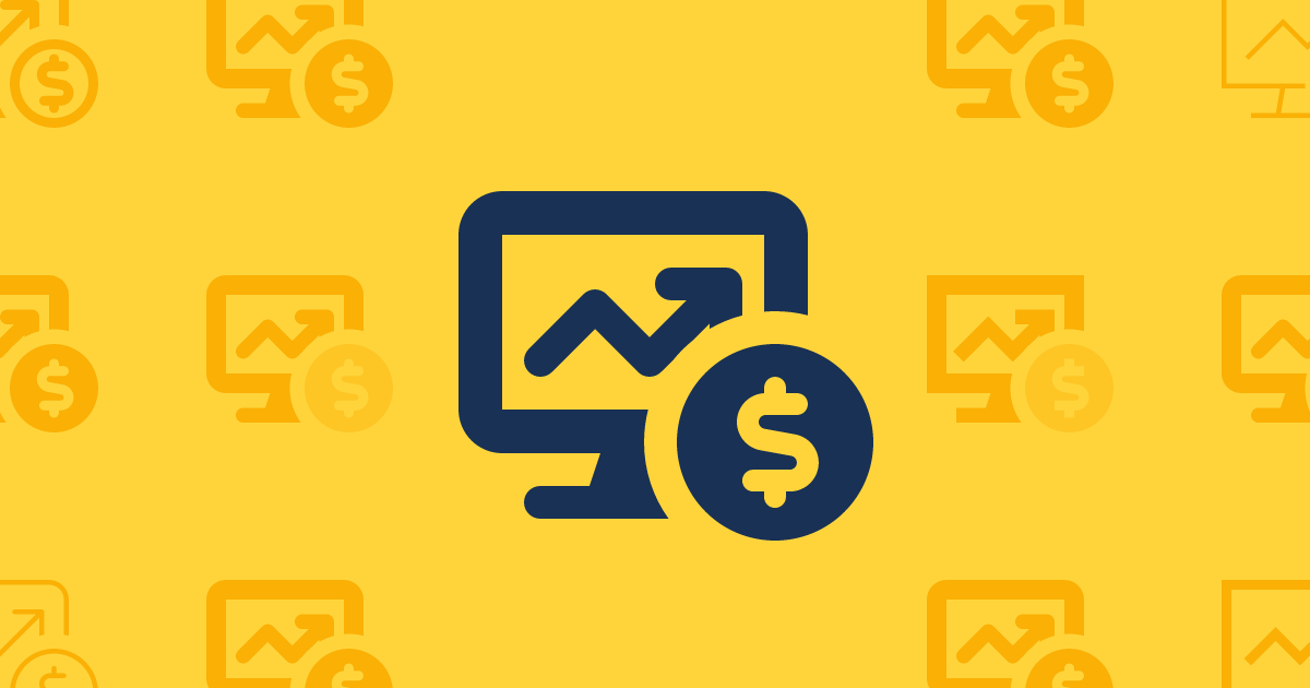 Display Chart Up Circle Dollar Classic Solid Icon | Font Awesome