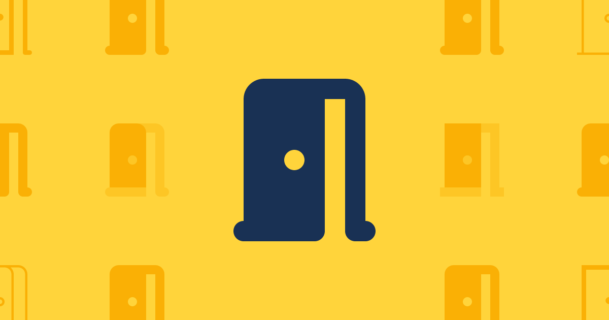 Door Open Regular Icon | Font Awesome