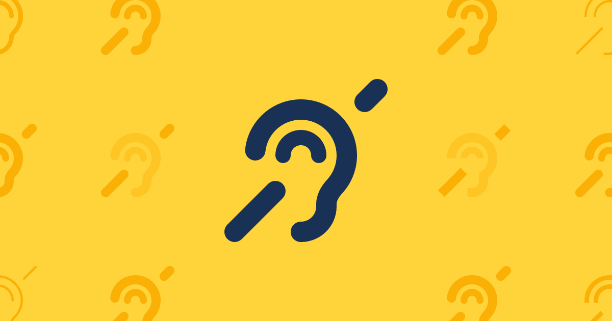 Ear Deaf Regular Icon | Font Awesome