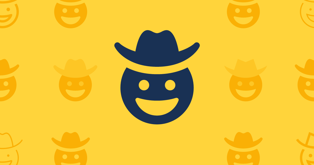 Face Cowboy Hat Filled Icon (Classic Solid) — SVG Download | Font Awesome