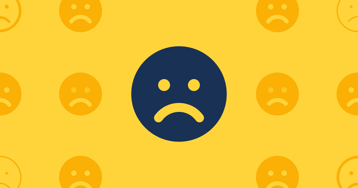Face Frown Classic Solid Icon | Font Awesome
