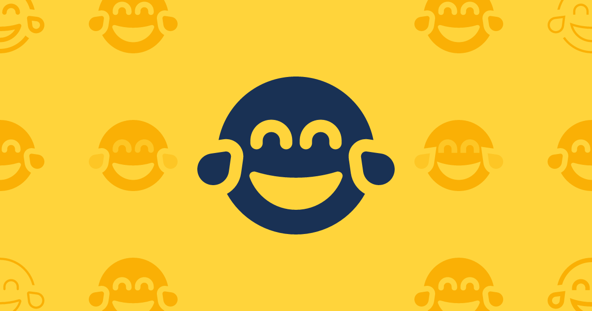 Face Grin Tears Classic Solid Icon | Font Awesome