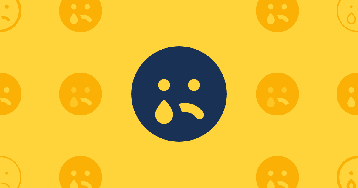 Face Sad Tear Classic Solid Icon | Font Awesome