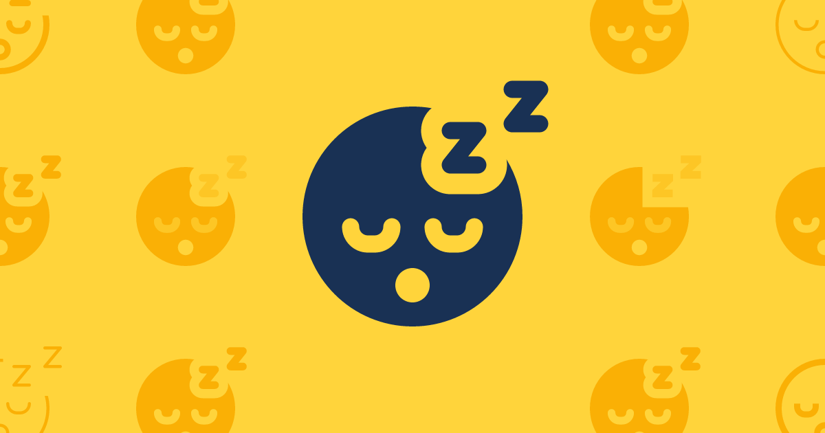 Face Sleeping Classic Solid Icon | Font Awesome