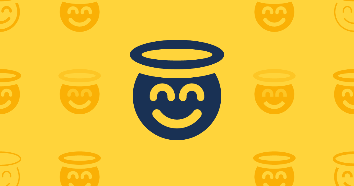 Face Smile Halo Icon | Font Awesome