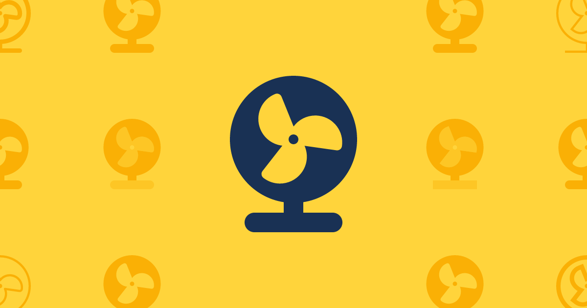 Fan Table Classic Thin Icon | Font Awesome