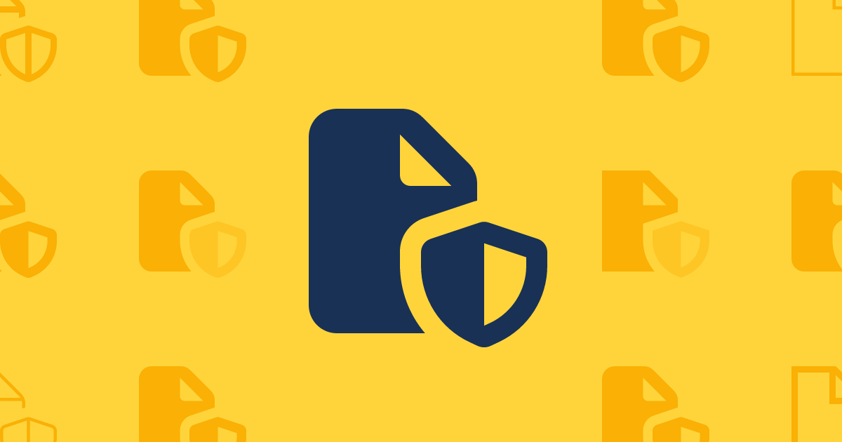 File Shield Classic Regular Icon | Font Awesome