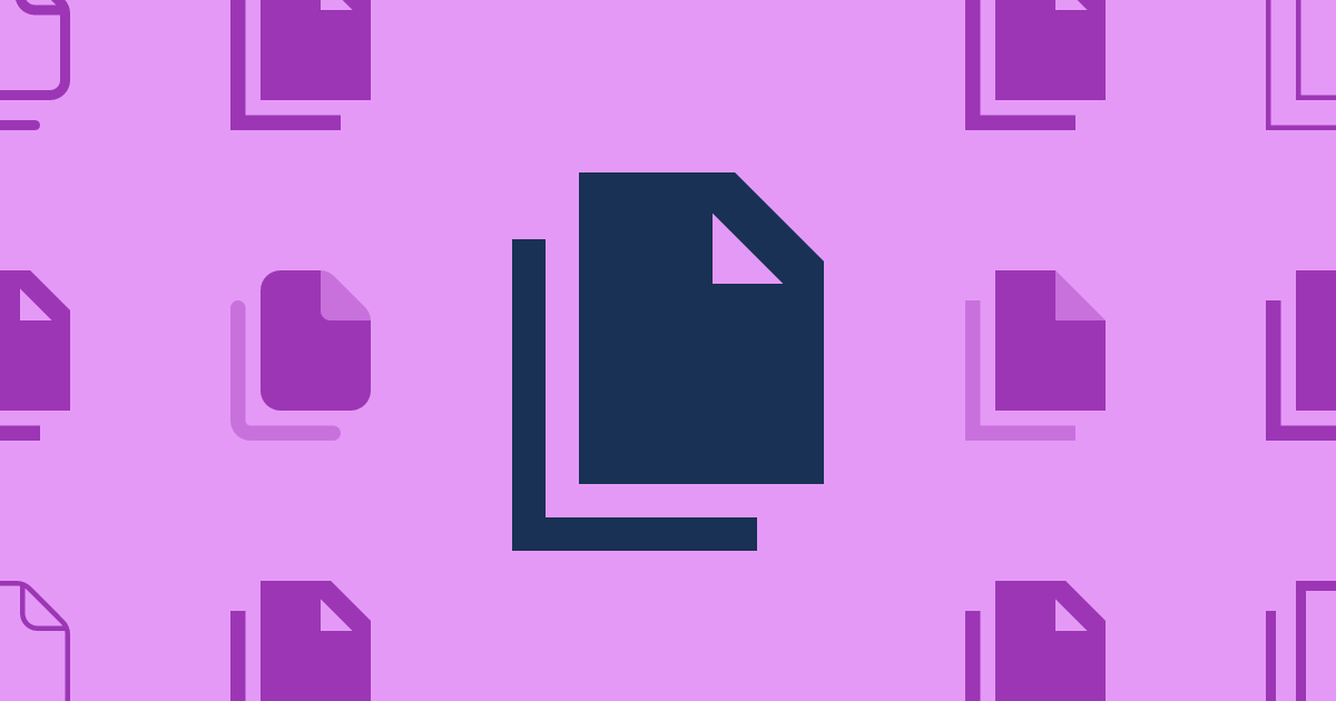 Files Sharp Regular Icon | Font Awesome