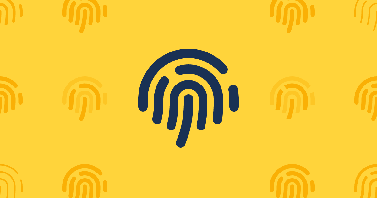 Fingerprint Classic Solid Icon | Font Awesome