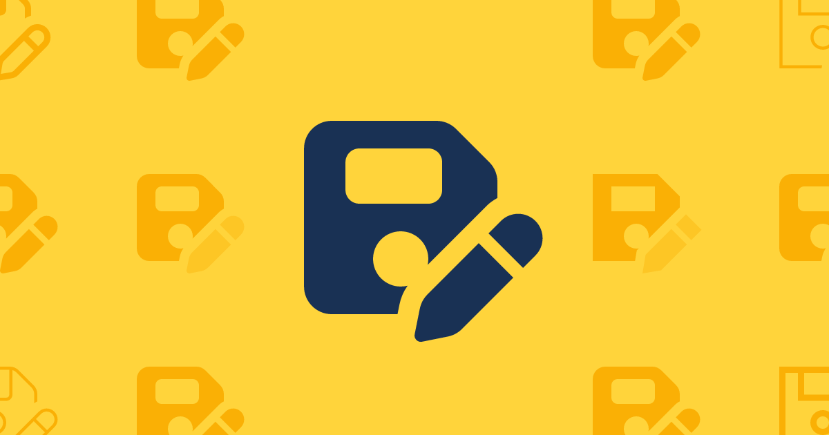 Floppy Disk Pen Classic Solid Icon | Font Awesome