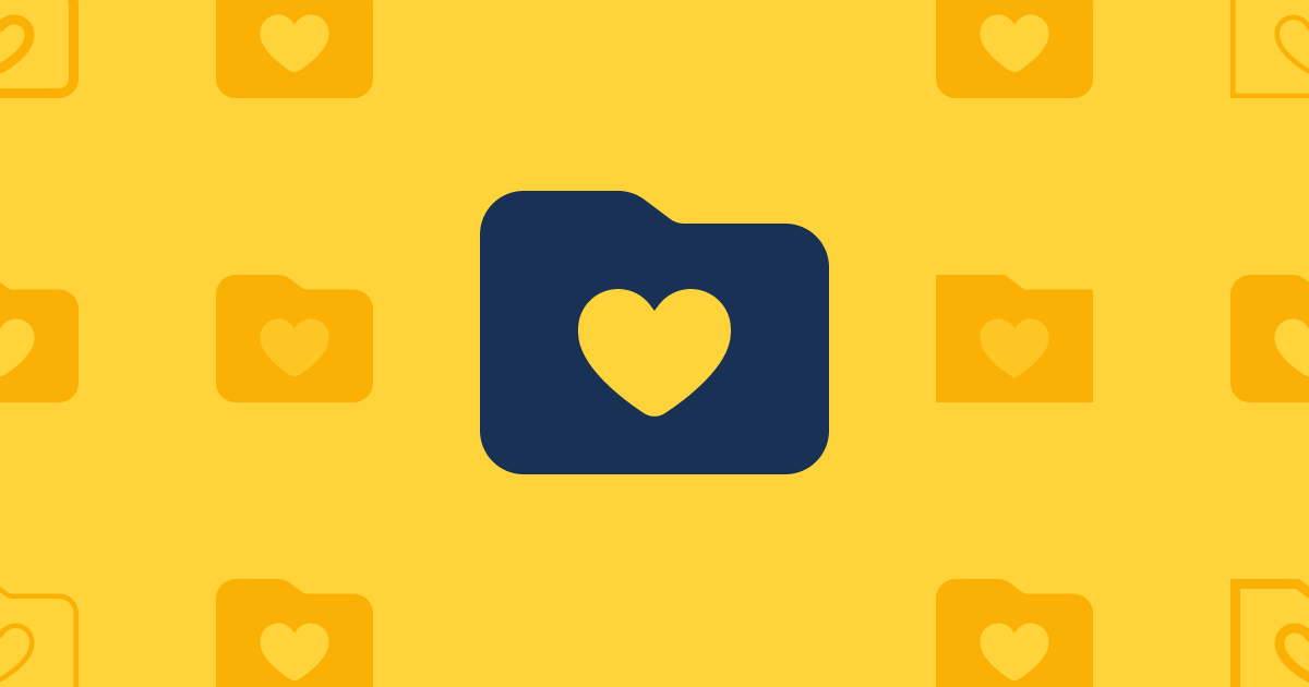 Folder Heart Icon | Font Awesome