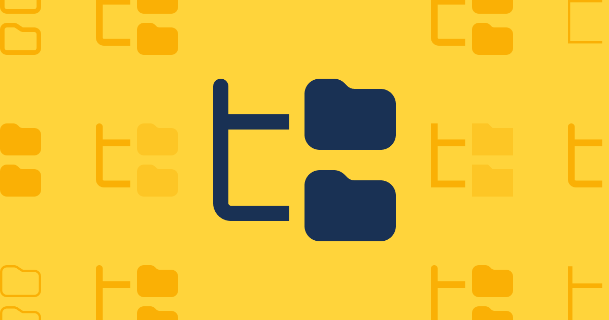 Folder Tree Regular Icon | Font Awesome