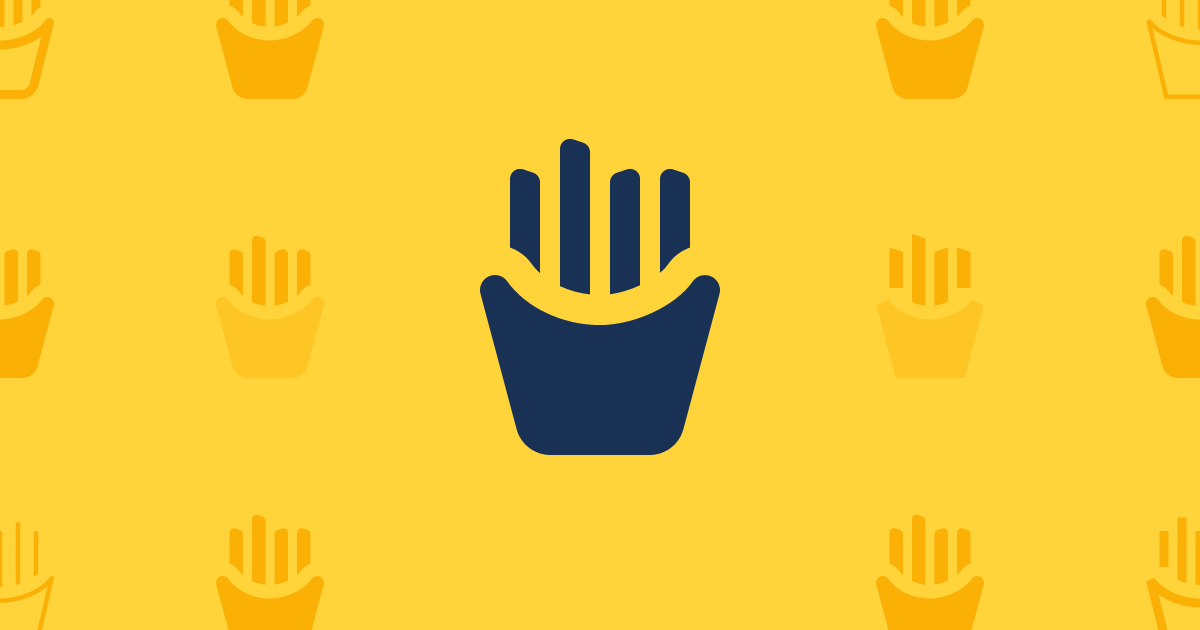 French Fries Light Icon | Font Awesome