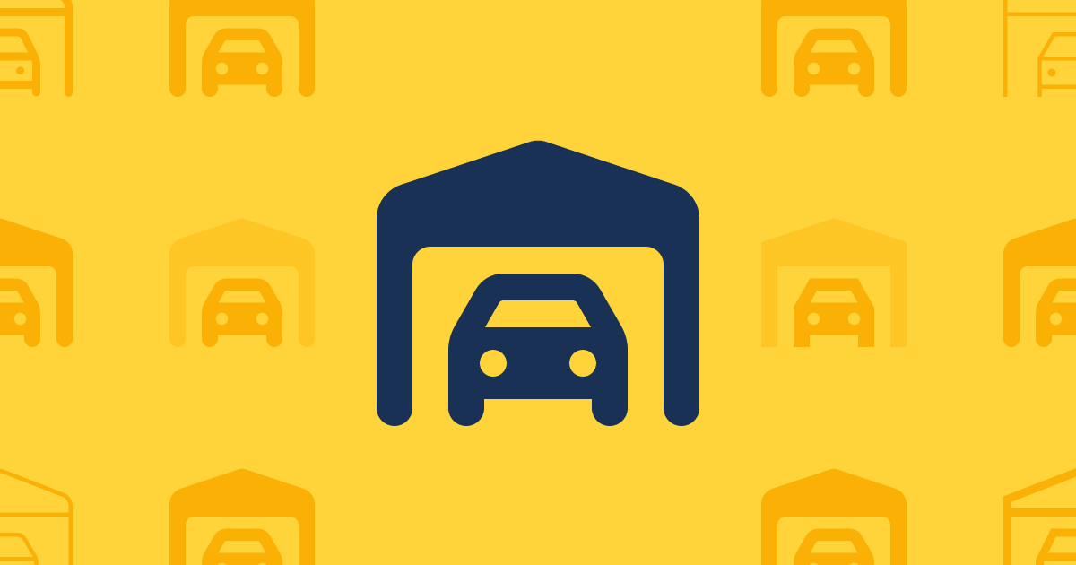 Garage Car Regular Icon | Font Awesome