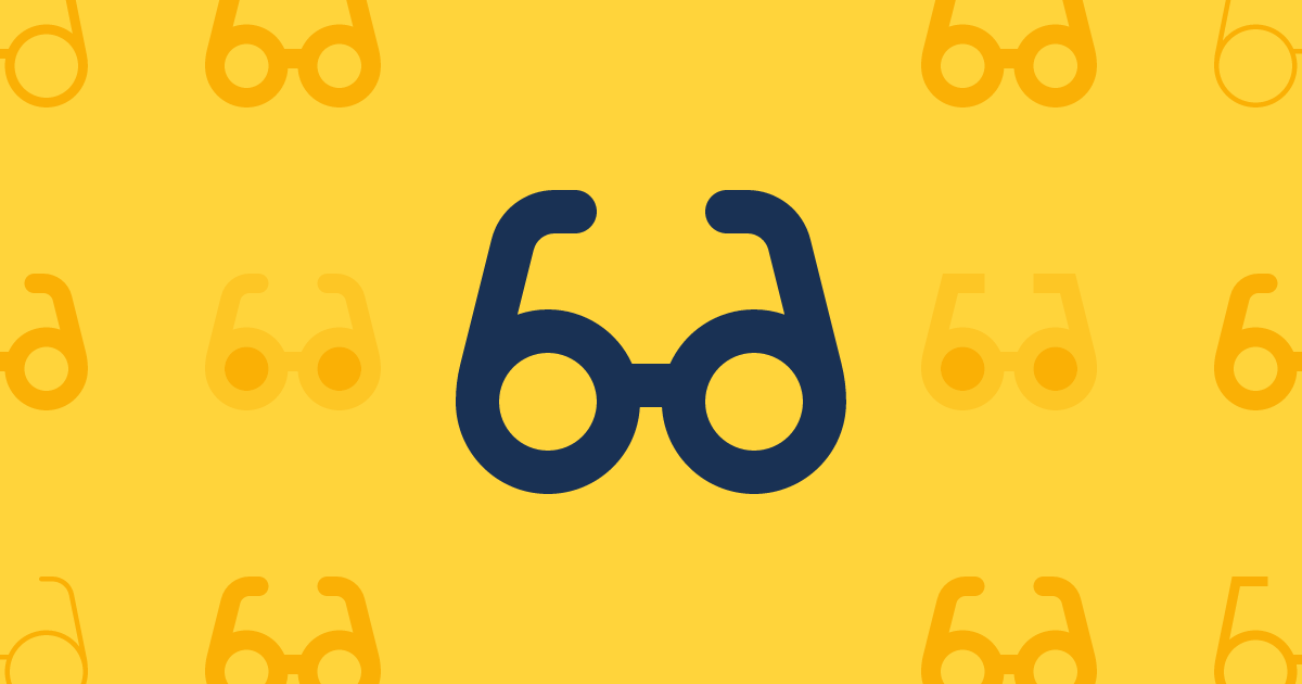 Glasses Round Solid Icon | Font Awesome