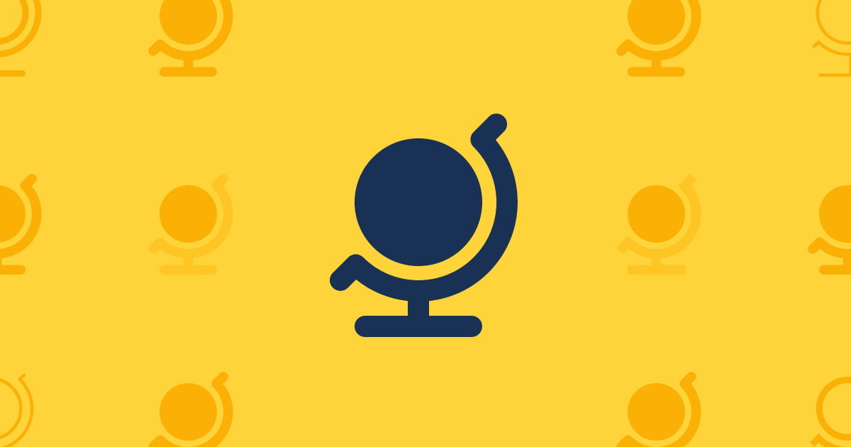 Globe Stand Regular Icon | Font Awesome