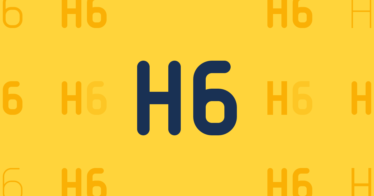H6 Icon | Font Awesome