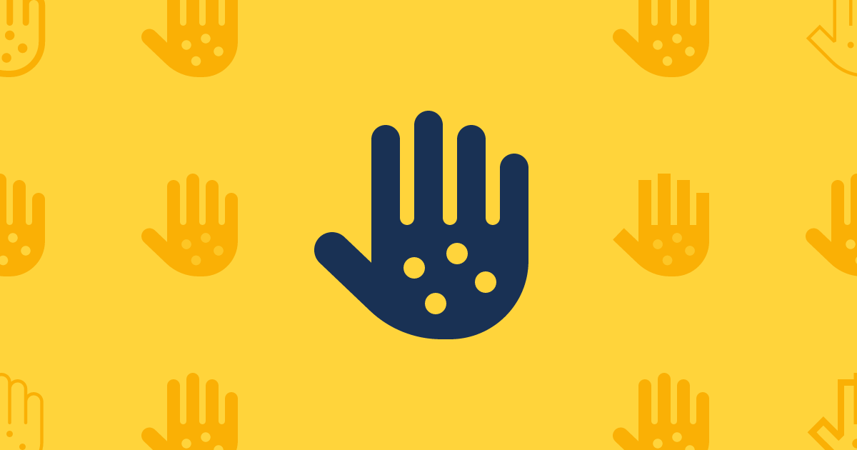 Hand Dots Classic Regular Icon | Font Awesome