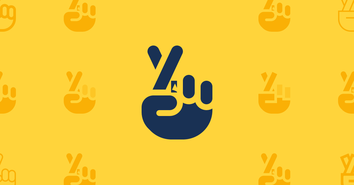 Hand Fingers Crossed Classic Solid Icon | Font Awesome