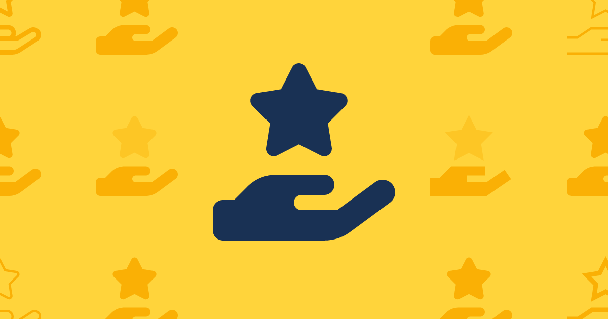 Hand Holding Star Icon | Font Awesome