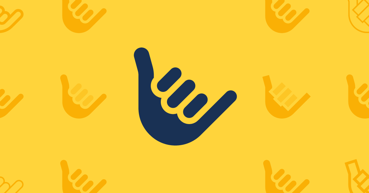 Hand Shaka Icon | Font Awesome