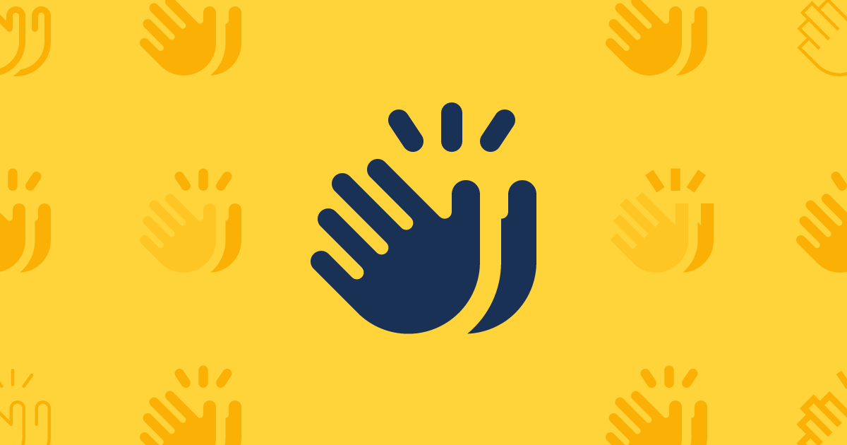 Hands Clapping Classic Solid Icon | Font Awesome