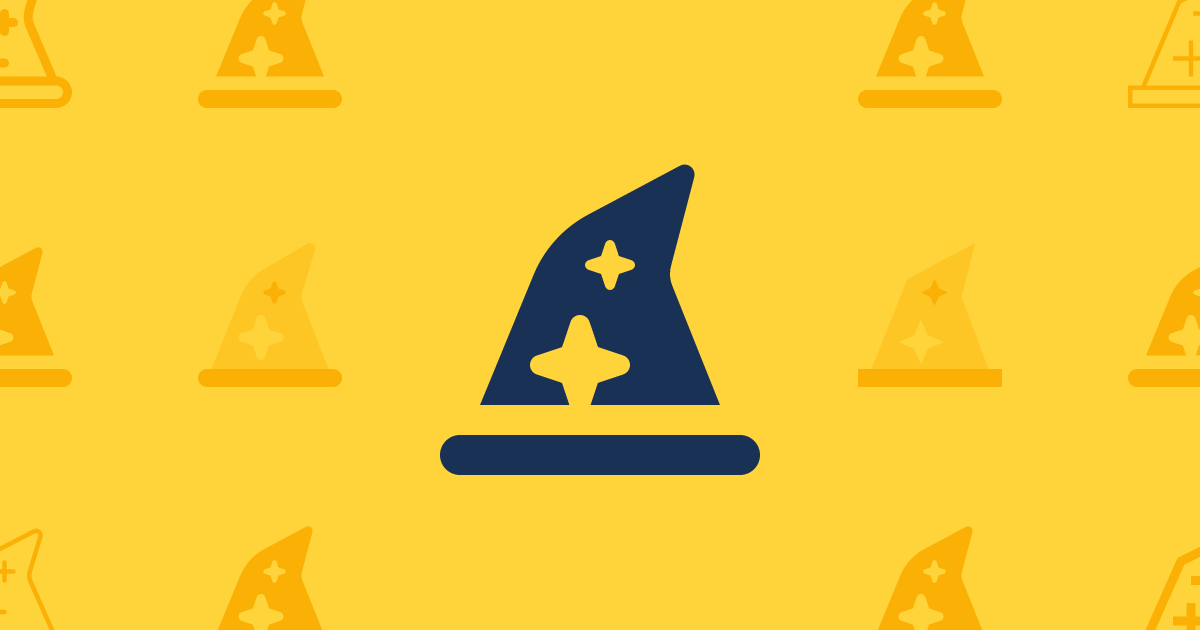 Wizard's Hat Classic Solid Icon | Font Awesome