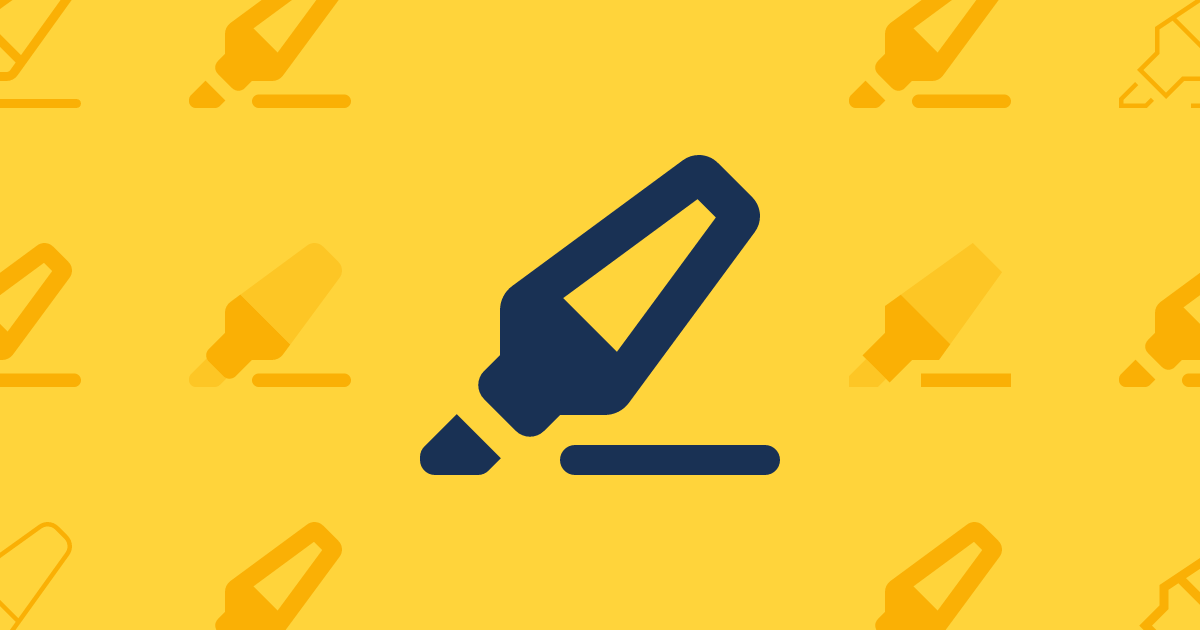 Highlighter Line Classic Regular Icon | Font Awesome