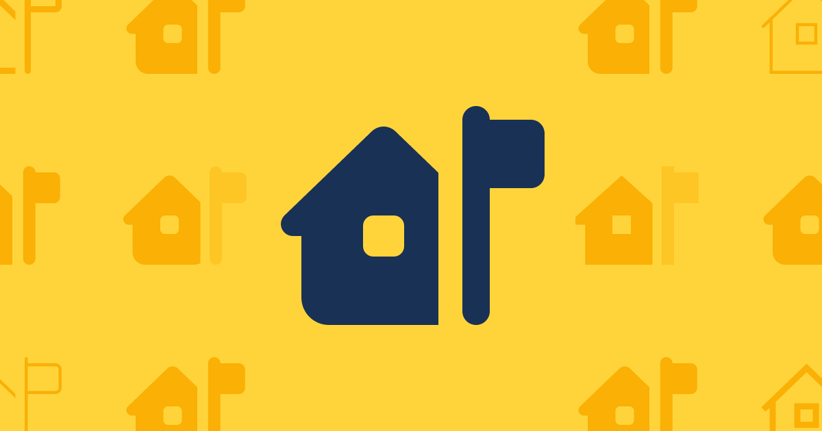 House Flag Classic Regular Icon | Font Awesome