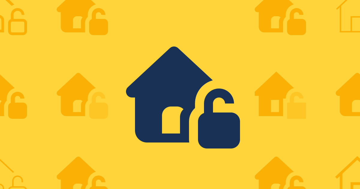House Unlock Icon | Font Awesome