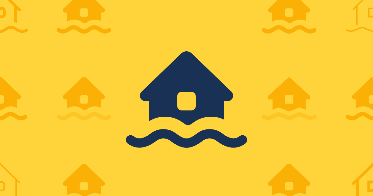 House Water Classic Solid Icon | Font Awesome