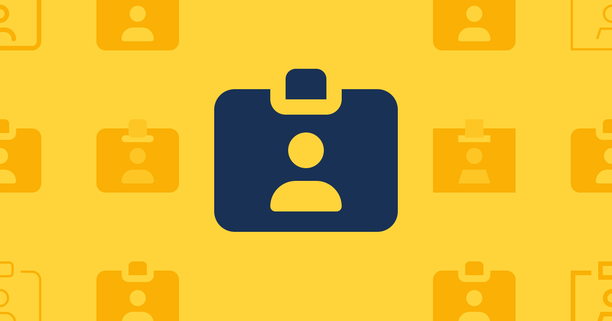 Id Card Clip Classic Solid Icon | Font Awesome