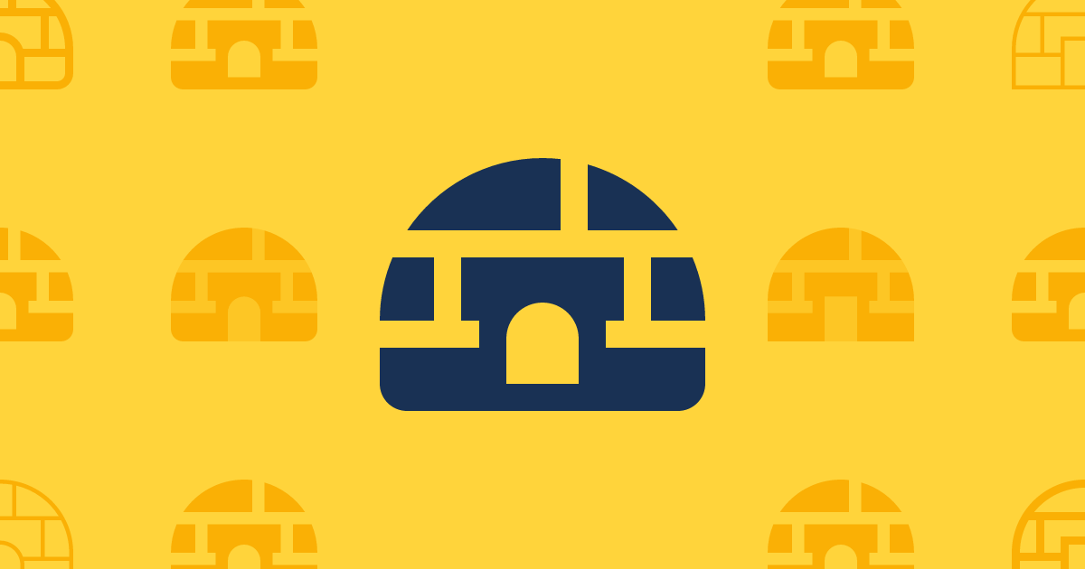 Igloo Filled Icon (Classic Solid) — Free SVG Download | Font Awesome