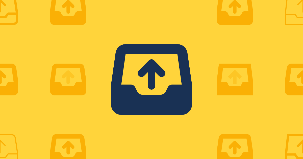 Inbox Out Solid Icon | Font Awesome