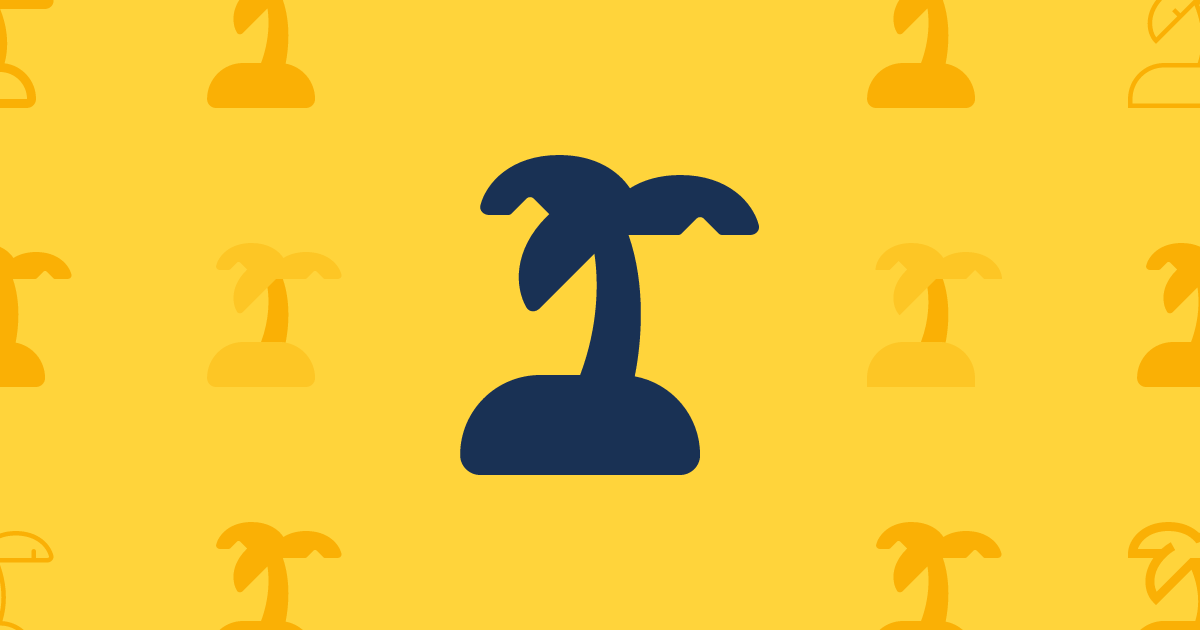 Tropical Island Icon | Font Awesome