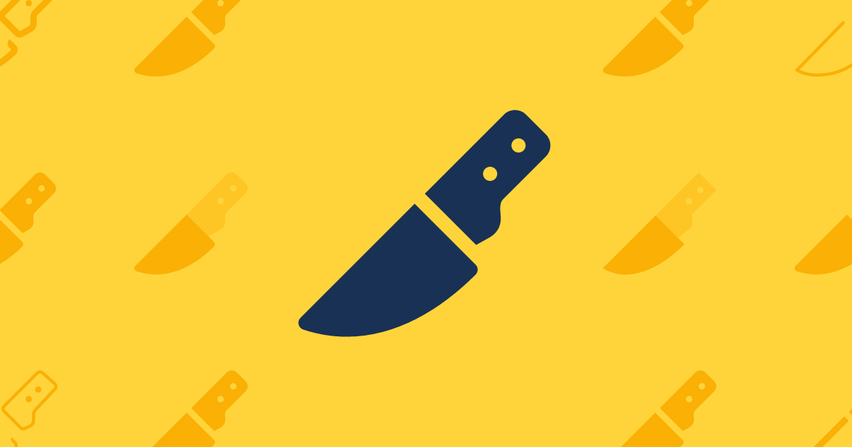 Knife Kitchen Light Icon (Classic Light) — SVG Download | Font Awesome