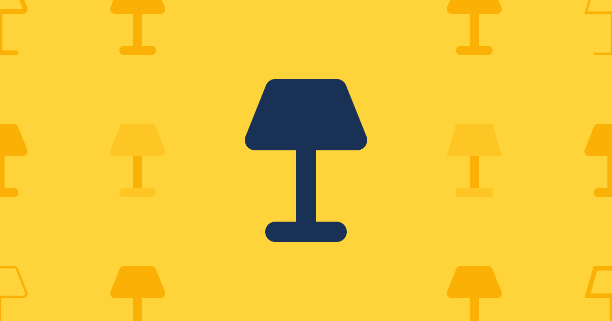 Lamp Floor Classic Solid Icon | Font Awesome