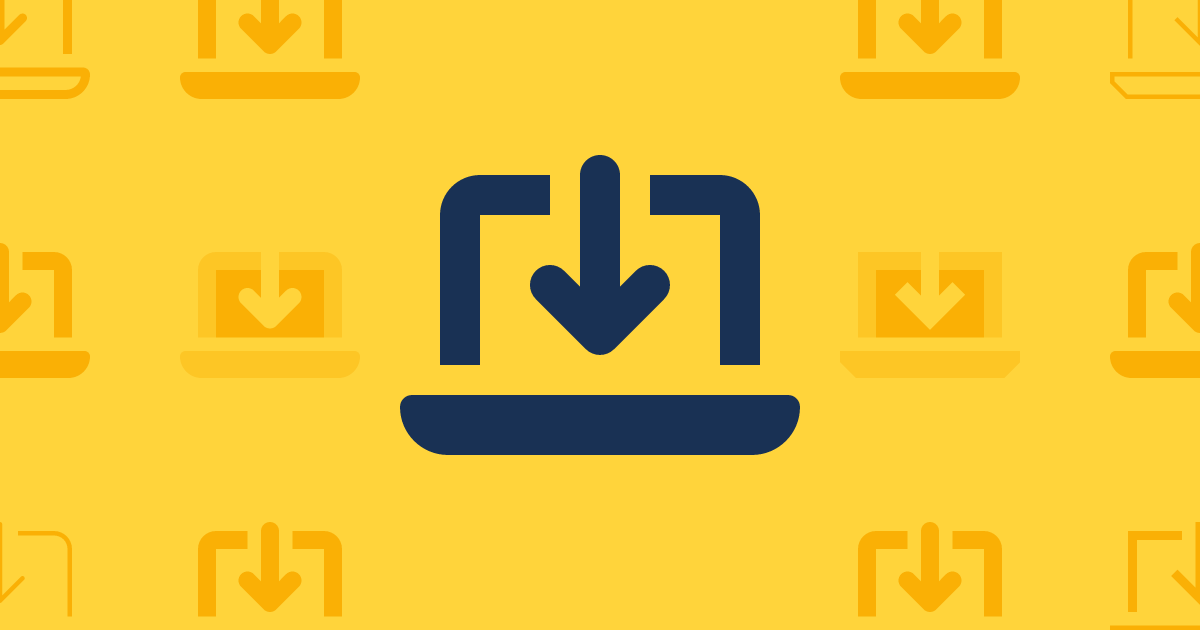 Laptop Arrow Down Solid Icon | Font Awesome