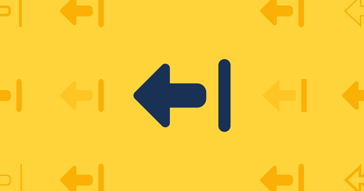 Left From Line Classic Solid Icon | Font Awesome