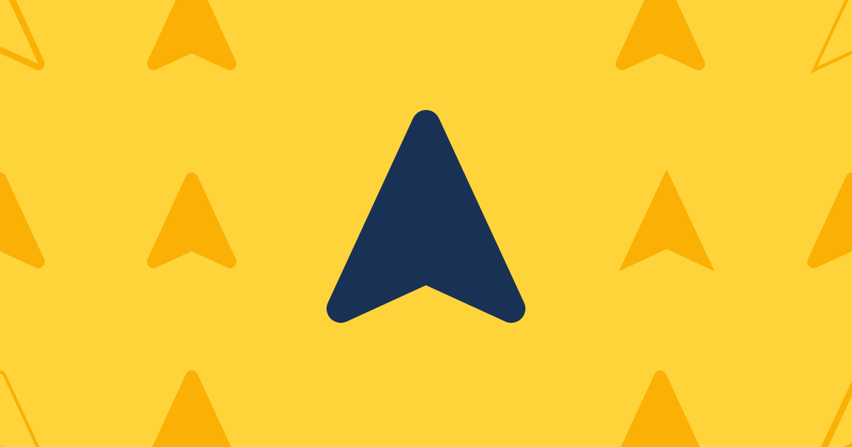 Location Arrow Up Classic Solid Icon | Font Awesome