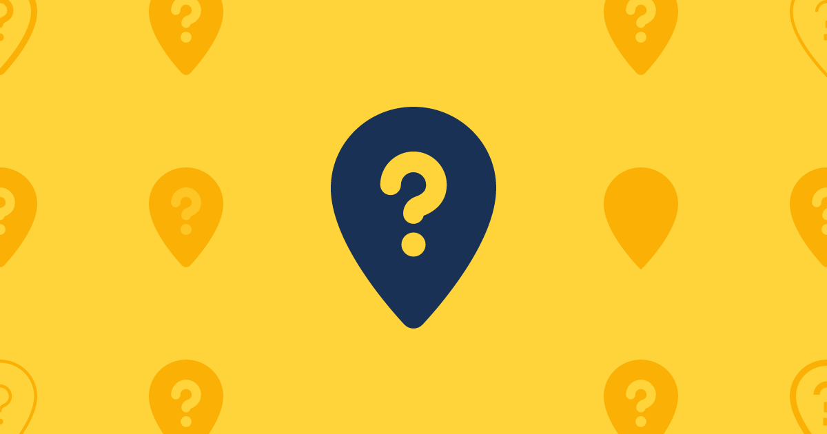 Location Question Solid Icon | Font Awesome