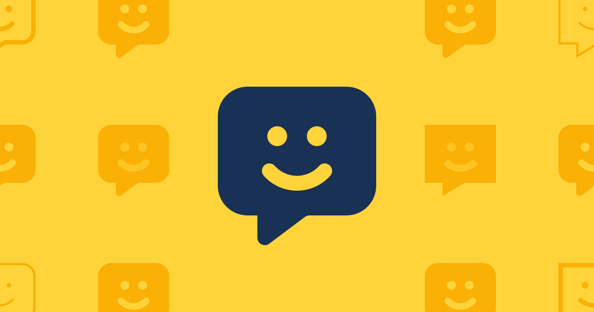 Message Smile Classic Thin Icon | Font Awesome
