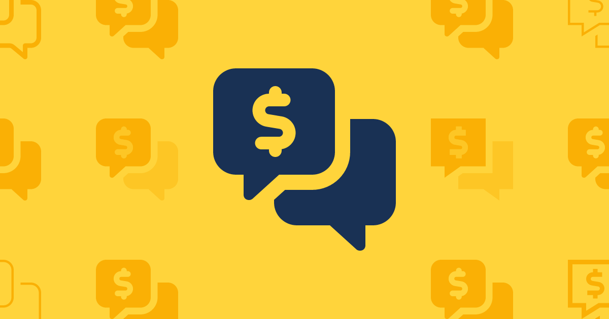 Messages Dollar Classic Solid Icon | Font Awesome