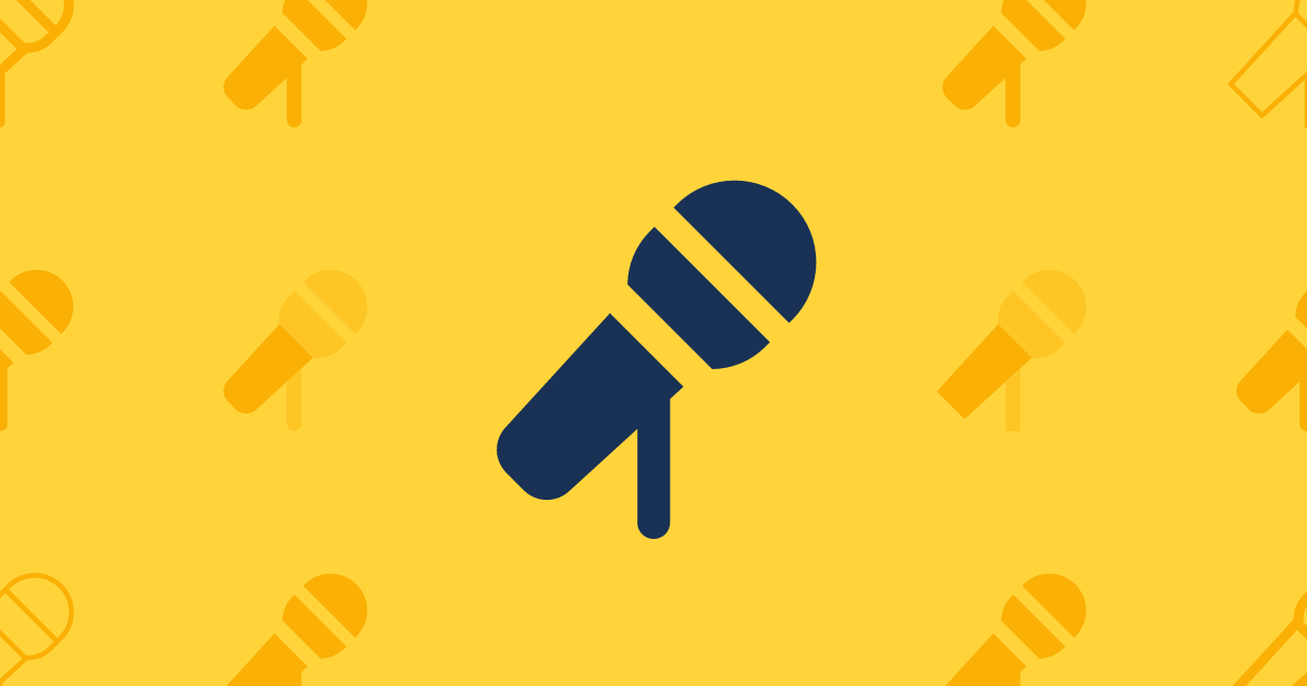 Microphone Stand Regular Icon | Font Awesome